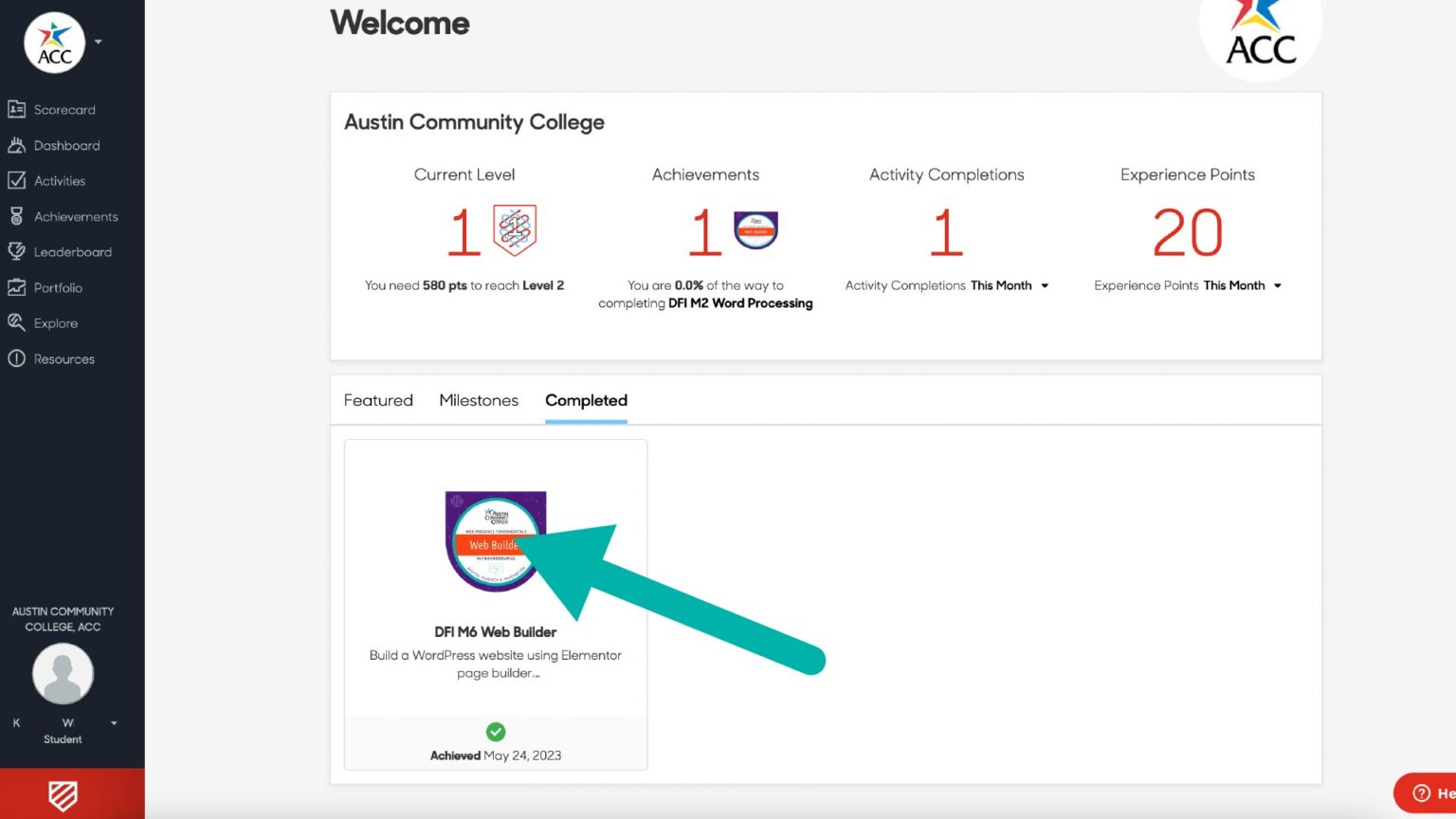 How to add a badge to LinkedIn – Digital Fluency and Innovation at ACC