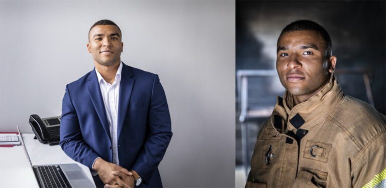 Suiting up: Daniel Tully splits time between fighting fires and selling ...