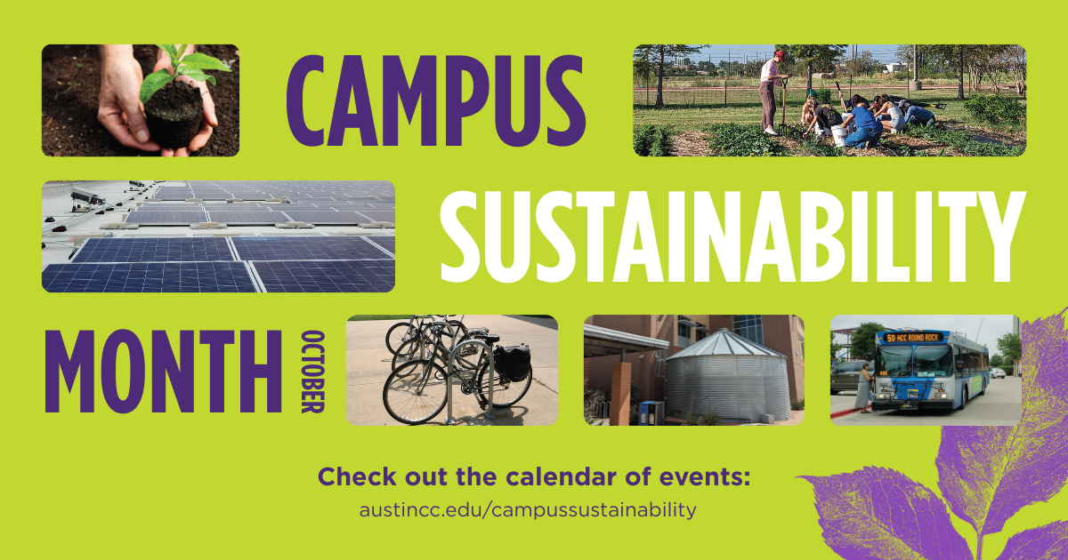 Celebrate Campus Sustainability Month at ACC | ACC Newsroom | Austin ...