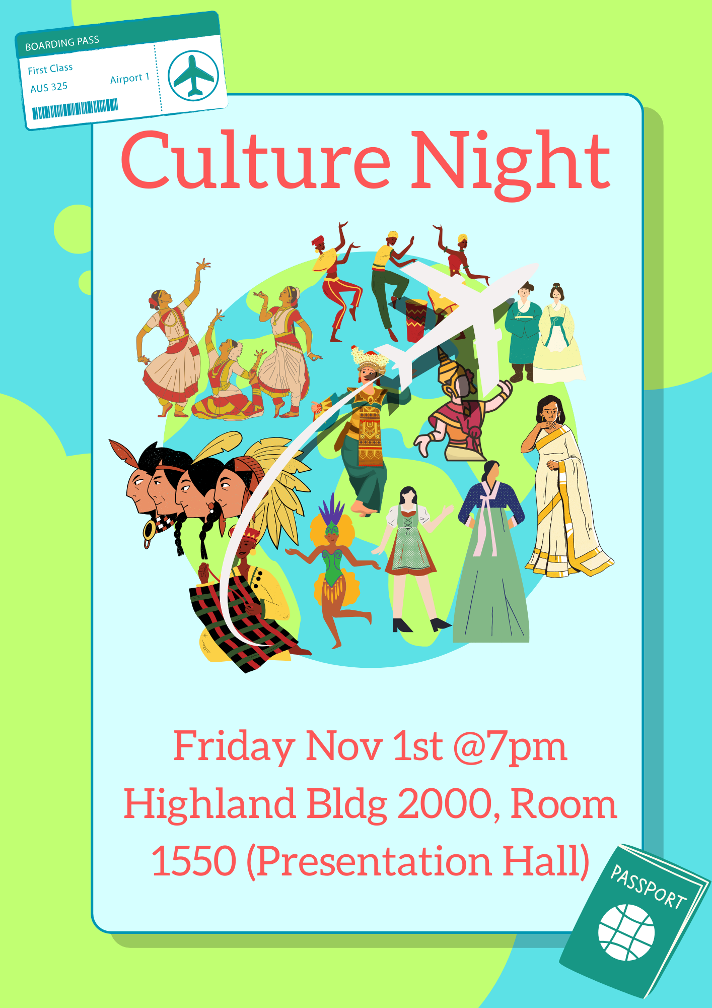 Culture Night: A World of Culture Awaits | Alpha Gamma Pi Chapter of ...